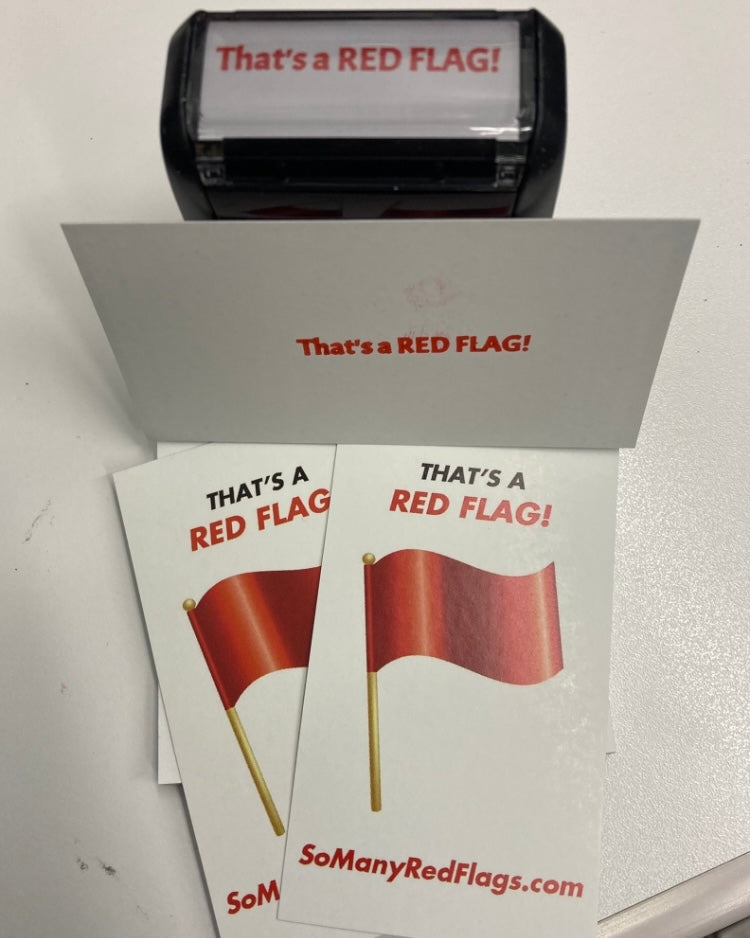 Stamp: That's a RED FLAG! – The WHATEVER Network!