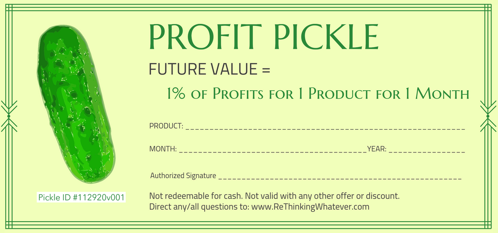 Profit Pickles from Bucket 7 (@MessageWhatever), Summer 2024 – The WHATEVER Network!