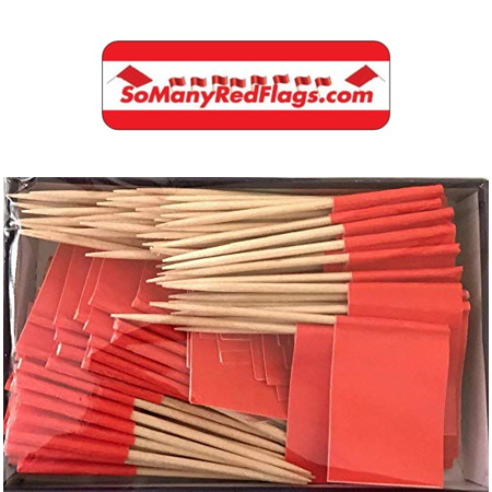 THAT'S A RED FLAG! - The "MINI" (toothpick) Red Flag - SoManyRedFlags ...