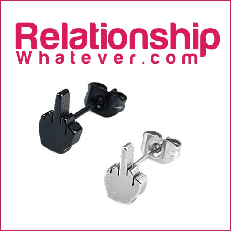 Middle Finger - Pin, Stud, or Earrings – The WHATEVER Network!