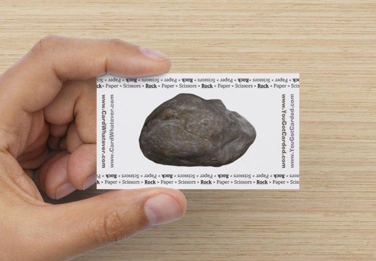 ROCK (from Rock, Paper, Scissors set) – The WHATEVER Network!