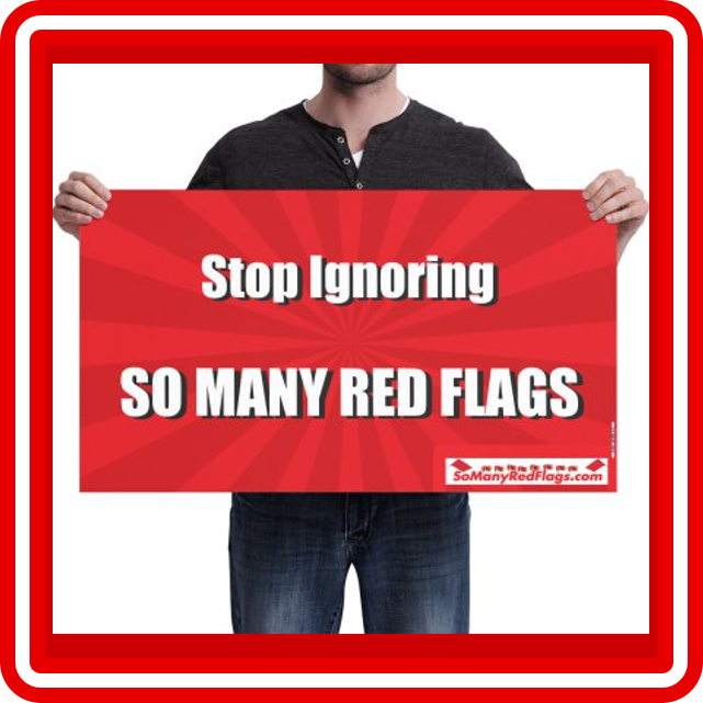SoManyRedFlags.com: Symbolic Red Flag Reminders & Warnings (in so many ...
