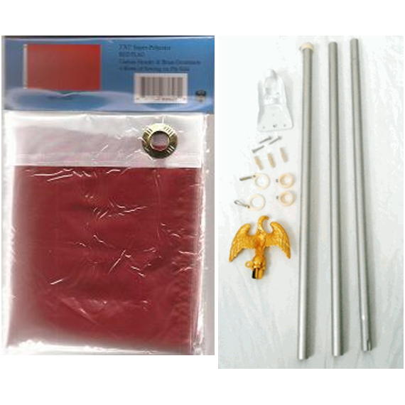 SoManyRedFlags.com: HUGE RED FLAG (3Ft x 5Ft Polyester Flag + 6Ft Pole – The WHATEVER Network!