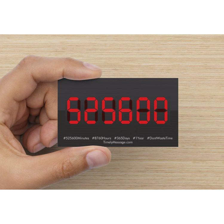 525,600 Minutes Card – The WHATEVER Network!