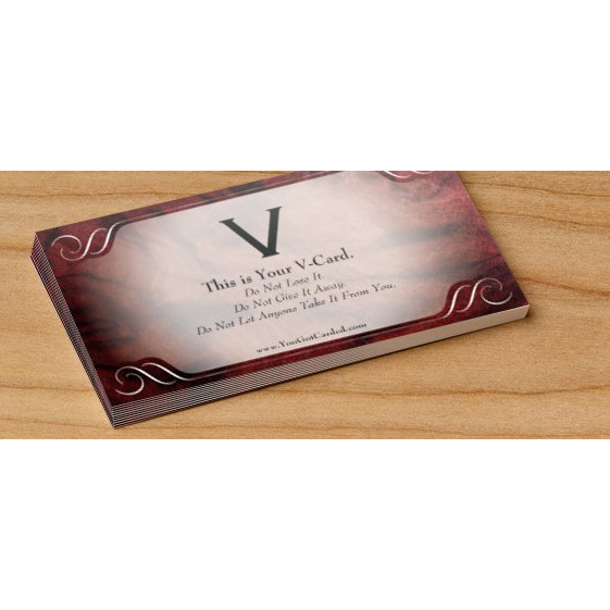 "V-Card" – The WHATEVER Network!