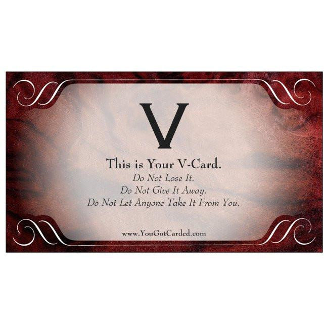 "V-Card" – The WHATEVER Network!